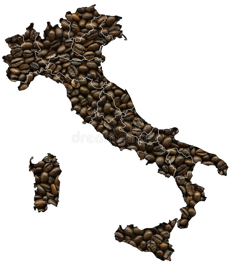 1+ Italy coffee map Free Stock Photos - StockFreeImages