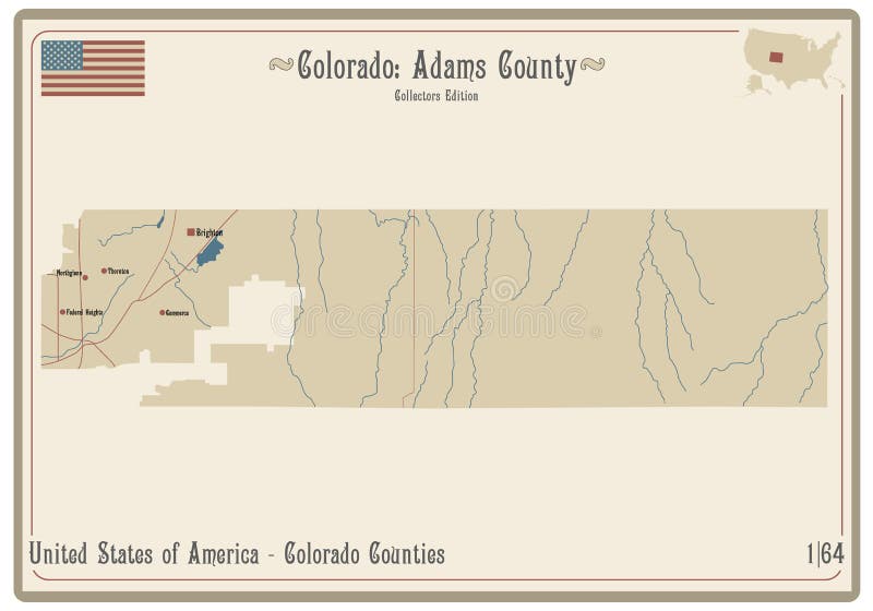 Adams County Colorado Map