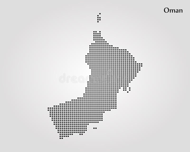 Oman Vector Map with Infographic Elements, Pointer Marks Stock Vector ...