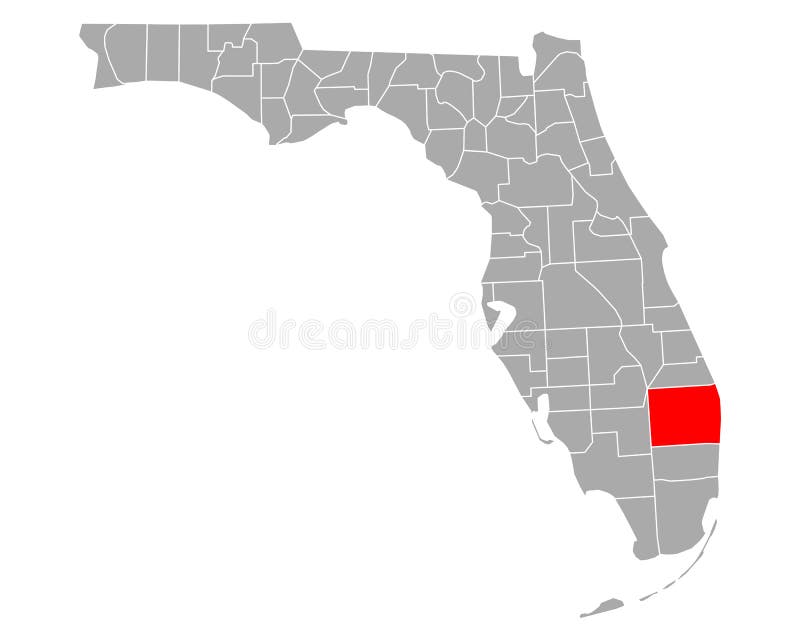 Palm Beach County Map Stock Illustrations – 34 Palm Beach County Map Stock Illustrations ...