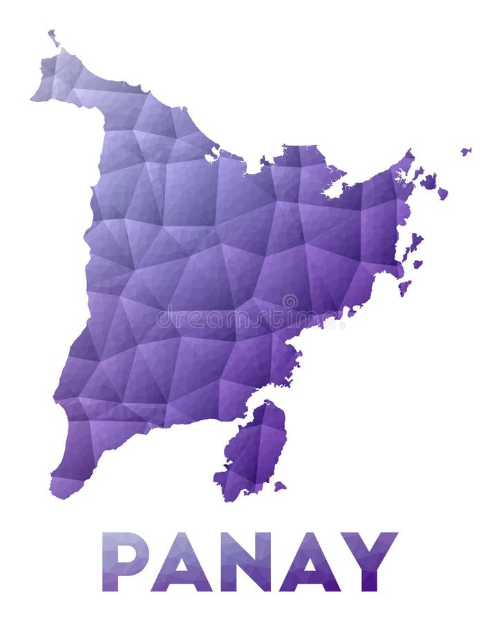 Map of Panay. stock vector. Illustration of diamond - 225084511