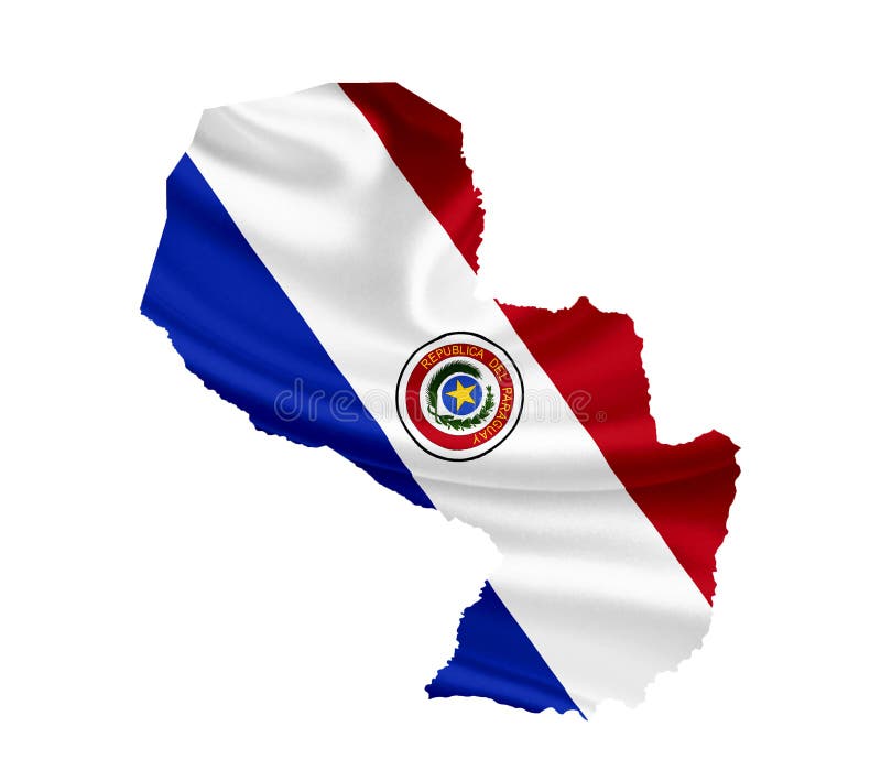 Paraguay Map Official Flag Stock Illustrations – 417 Paraguay Map ...
