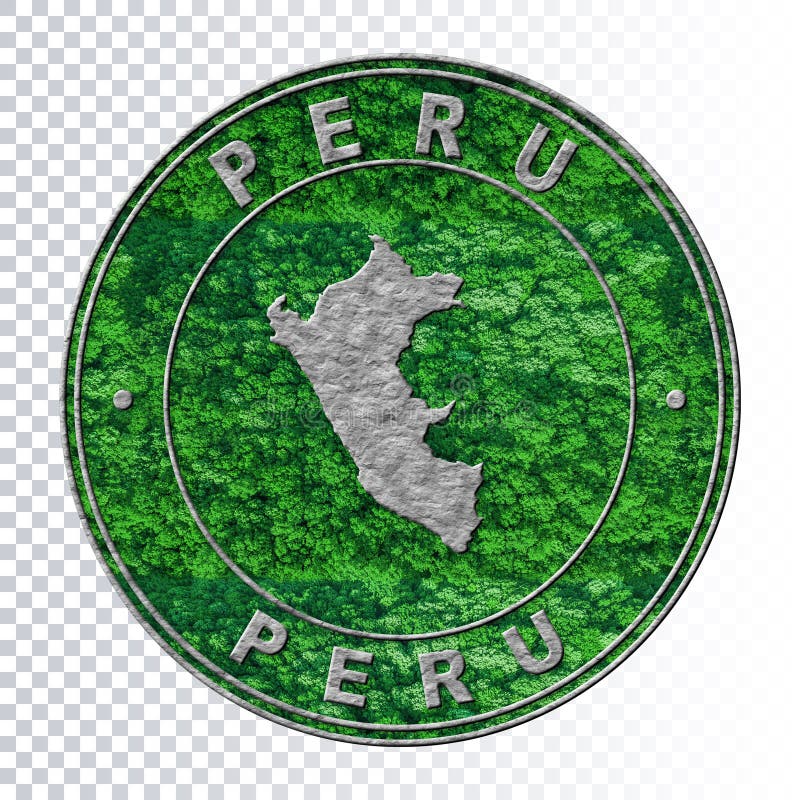 Map of Peru, Environment Concept, Co2 Emission Concept Stock ...