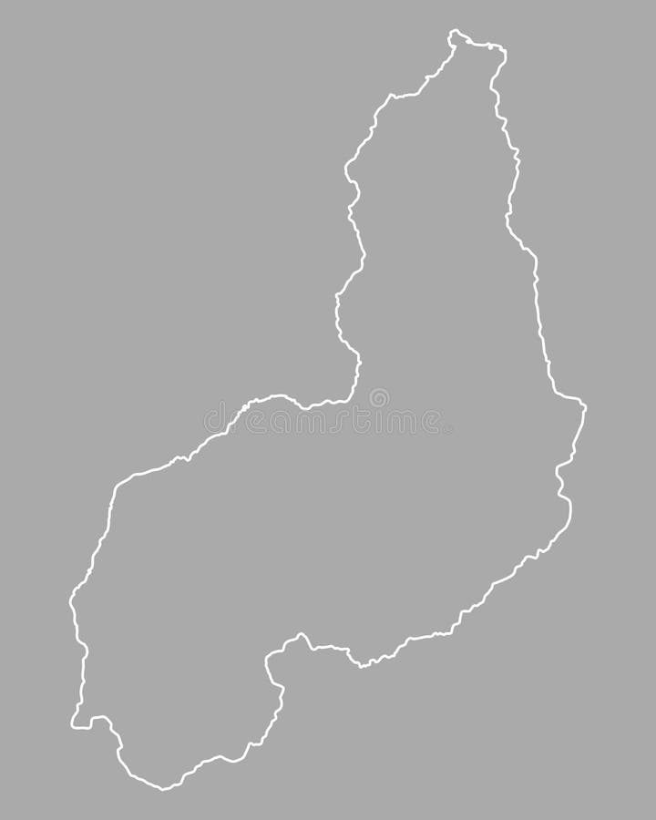 Map of Piaui stock vector. Illustration of federal, grey - 90934944