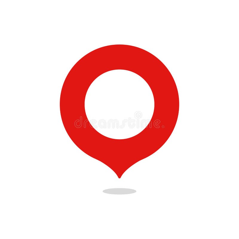 Map Pin Flat Design Modern Icon, Pointer Minimal Vector Symbol, Marker ...