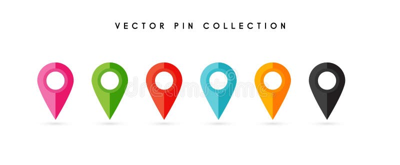 Location Pin. Map Pin Flat Icon Vector Design. Stock Vector ...