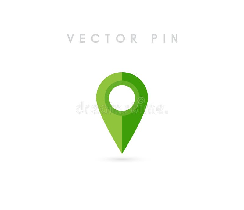 Location Pin. Map Pin Flat Icon Vector Design. Stock Vector ...