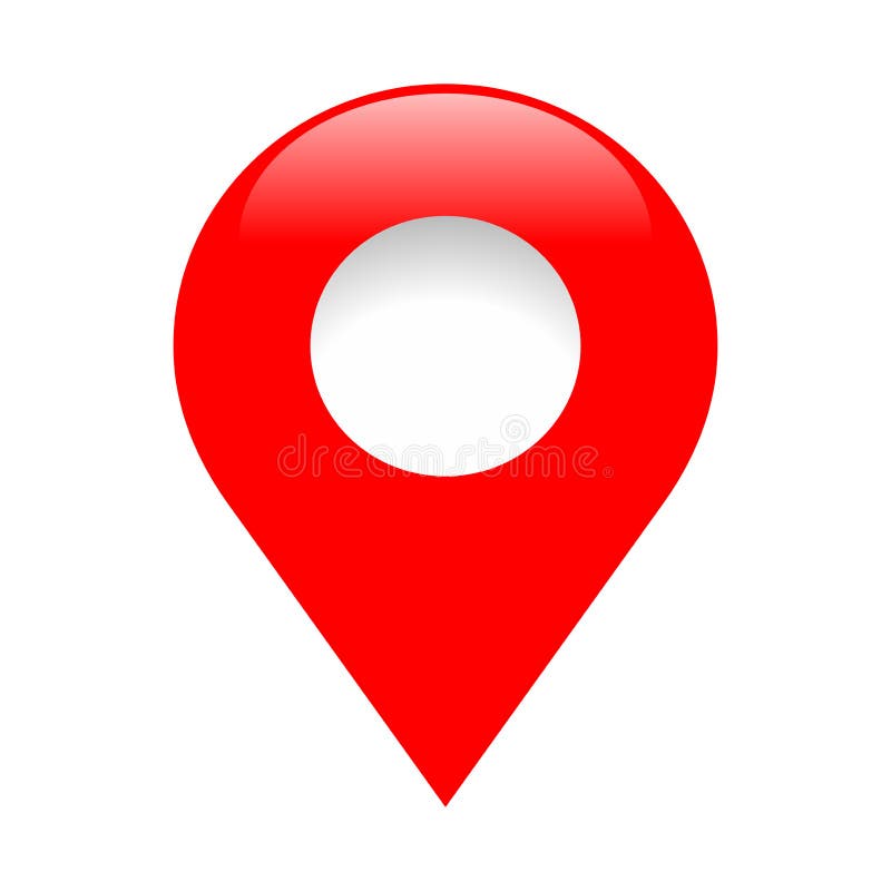 Map Pin Flat Design Style Modern Icon Stock Vector - Illustration of ...