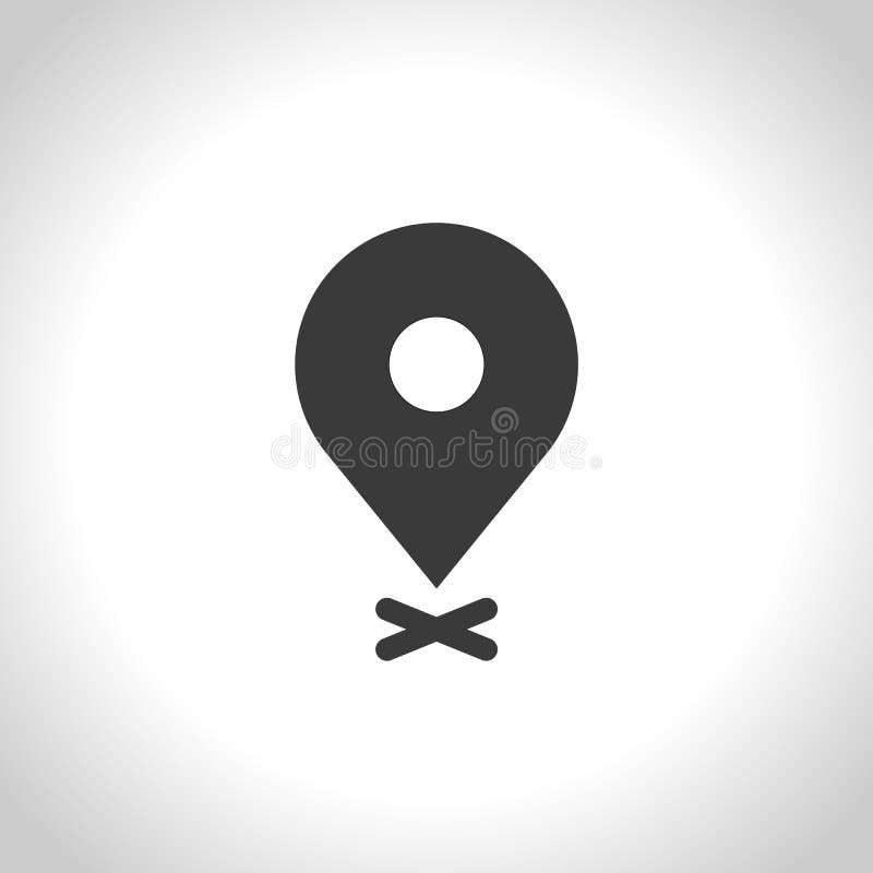 Map Pin and Geolocation Mapping Icon. Color Set Stock Vector ...