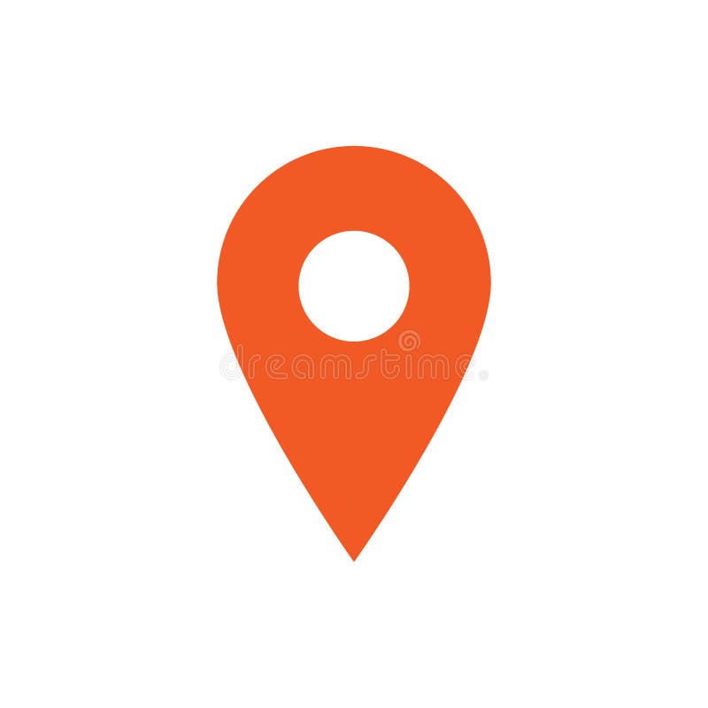 Map Pin, Gps Pointer Mark, Vector Icon Stock Vector - Illustration of ...