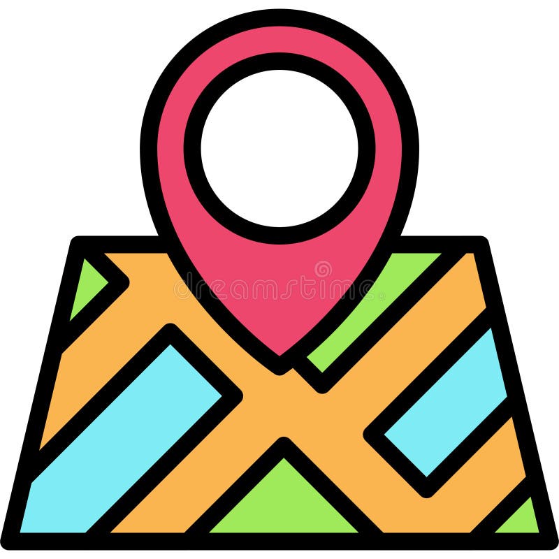 Map Pin Icon, Location Map and Navigation Vector Stock Vector ...