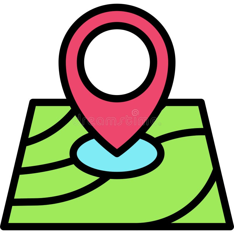 Map Pin Icon, Location Map and Navigation Vector Stock Vector ...