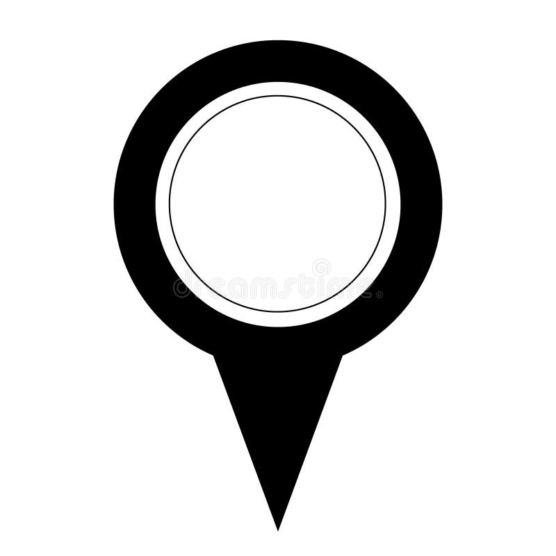 Map Pin Icon, Location Vector Illustation Icon Stock Illustration ...