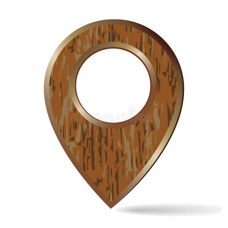 Map_pin_icon stock vector. Illustration of retro, flat - 138434643