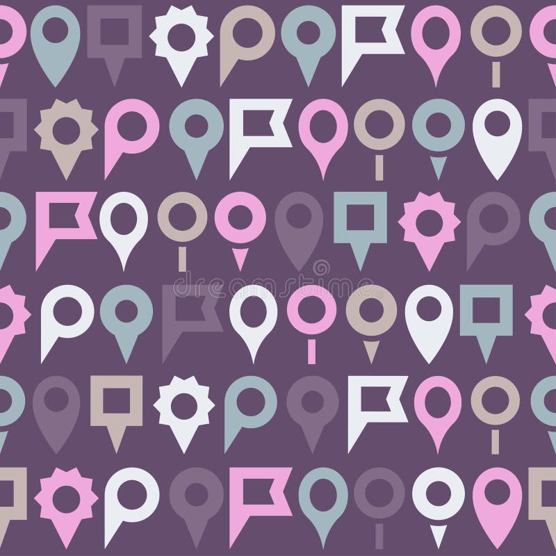 Seamless Map Marker Pattern Stock Illustrations – 8,403 Seamless Map ...