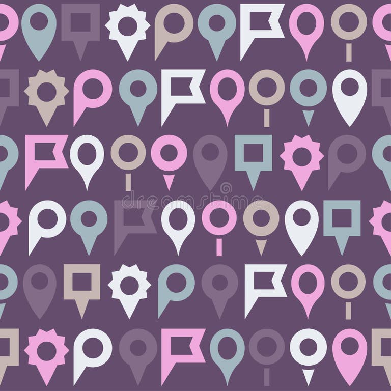 Map Marker Pattern Stock Illustrations – 17,118 Map Marker Pattern ...