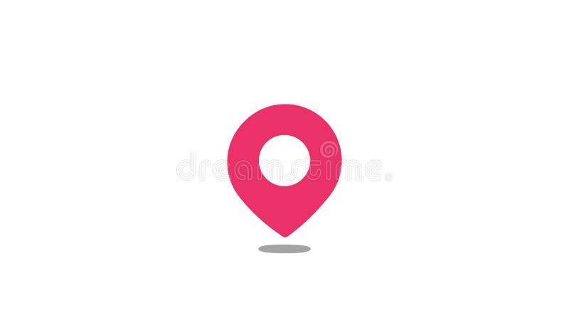Map Pin Icon for Setting Travel Goals Navigating To Your Destination ...