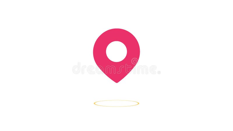 Map Pin Icon for Setting Travel Goals Navigating To Your Destination ...