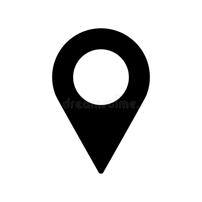 Map pin icon symbol stock vector. Illustration of marker - 271238481