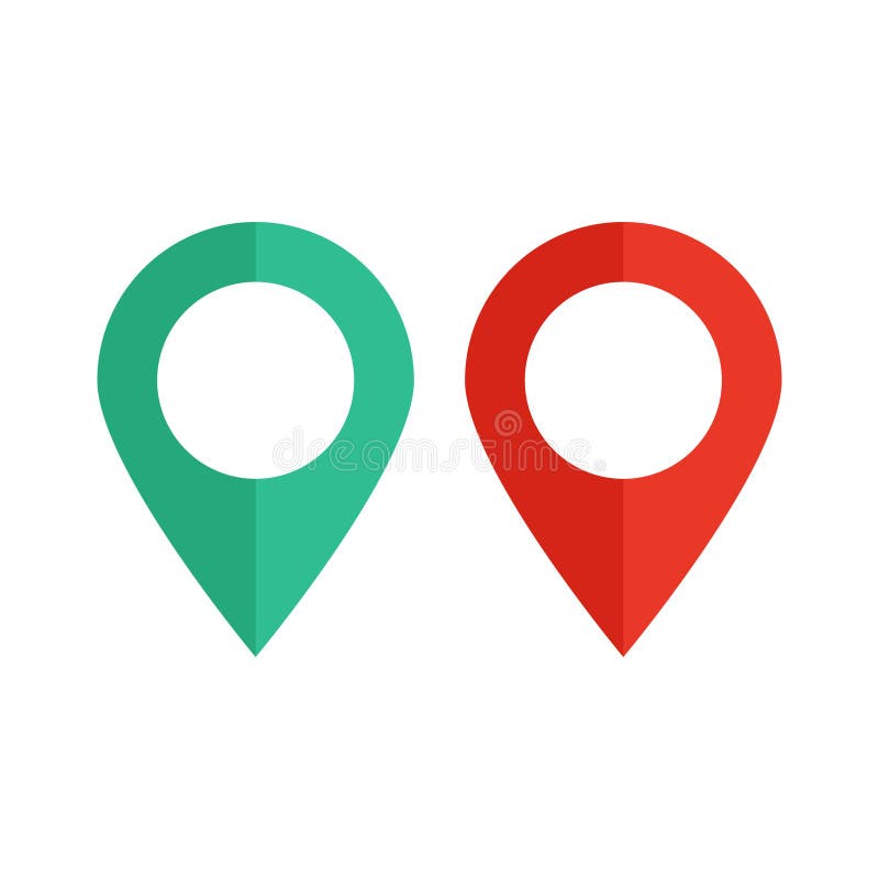 Black GPS Point, Map Pin Icon Stock Vector - Illustration of marker ...