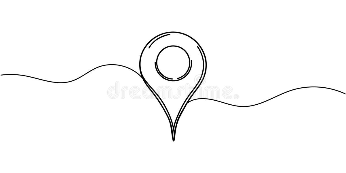 Map Pin Drawing Stock Illustrations – 9,644 Map Pin Drawing Stock ...