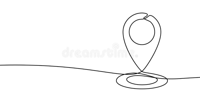 One Line Drawing Pin Stock Illustrations – 452 One Line Drawing Pin ...