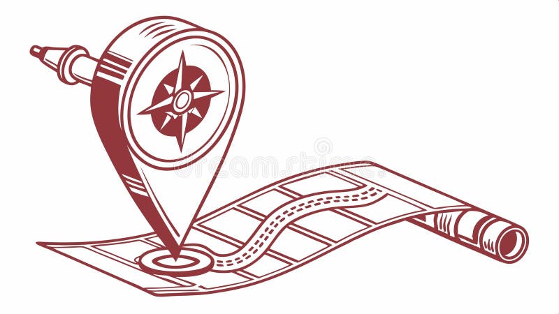 Map Pin Location Icon, Representing Navigation, Travel, and Destination ...