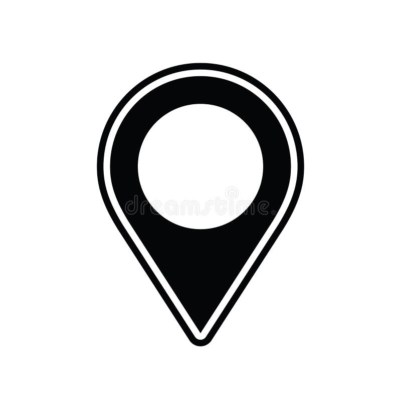 Map Pin, Location Pointer Vector Design Stock Vector - Illustration of ...