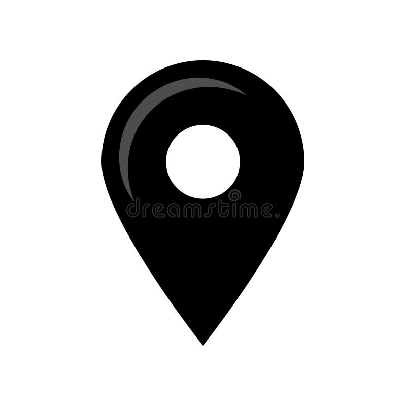 Map Pin Location Sign Icon Vector Illustration. Location Map Icon ...