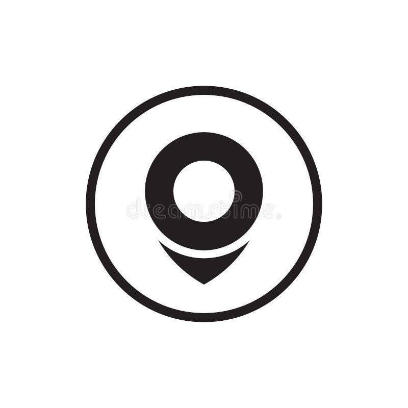 Map Pin Logo Vector, Location Pointer Icon Design, Place Marker Sign ...