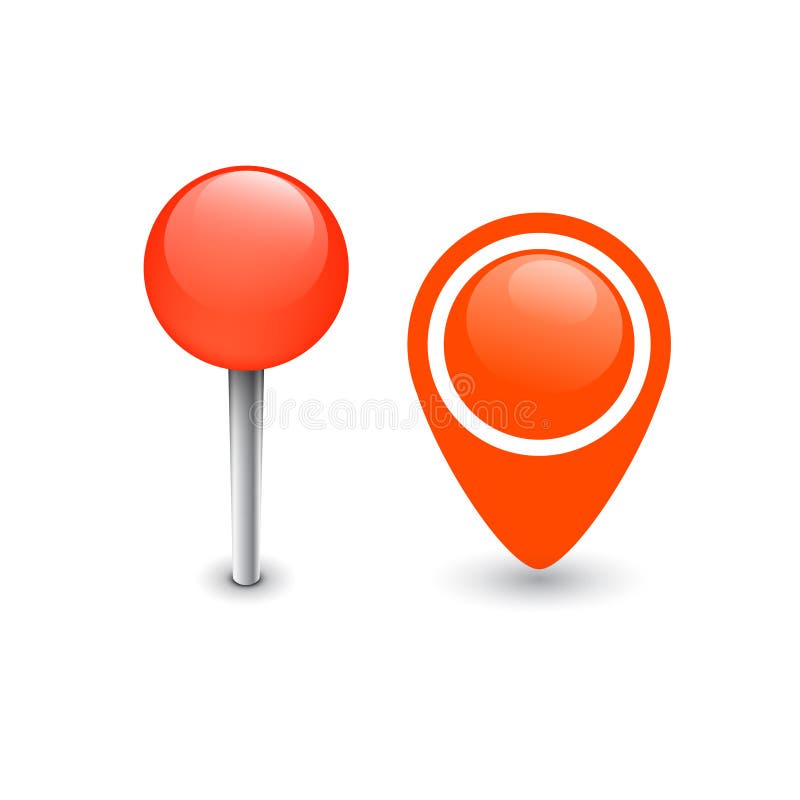 Map Pin Marker stock vector. Illustration of position - 51194533