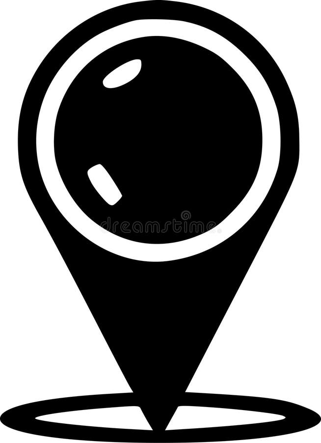Map Pin - Minimalist and Simple Silhouette - Vector Illustration Stock ...