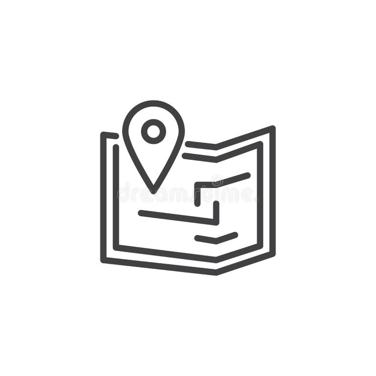 Map Outline Icon Stock Illustrations – 344,431 Map Outline Icon Stock ...