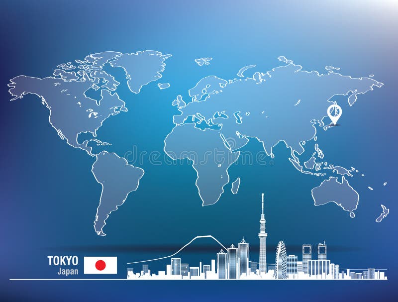 Tokyo Pin Map Stock Illustrations – 100 Tokyo Pin Map Stock ...