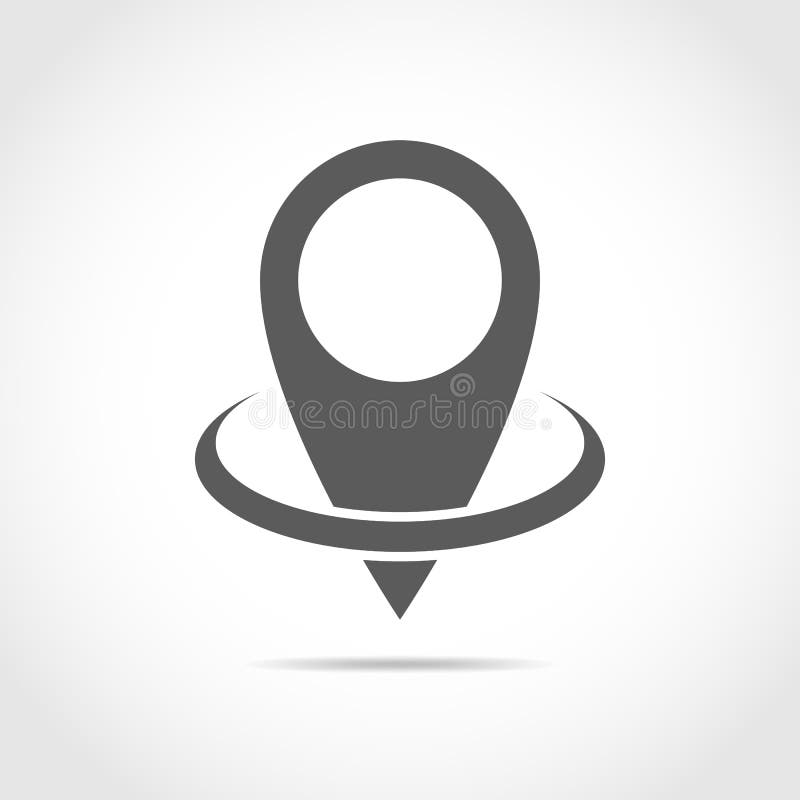 Map Point Icon. Vector Illustration. Stock Illustration - Illustration ...