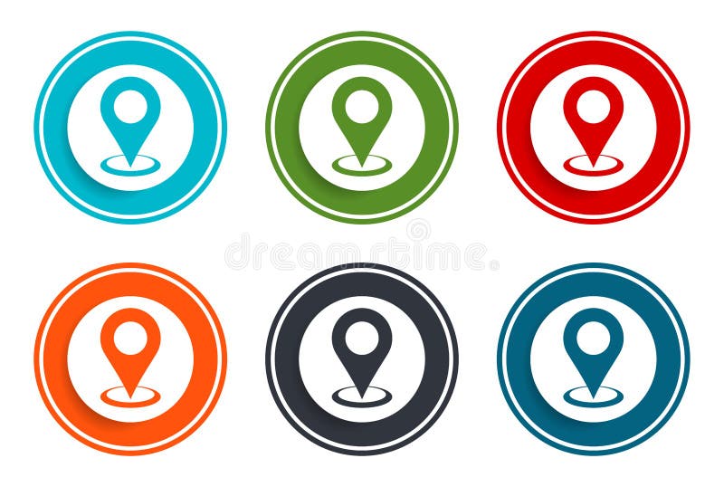 Circle Symbol Map Stock Illustrations – 107,657 Circle Symbol Map Stock ...