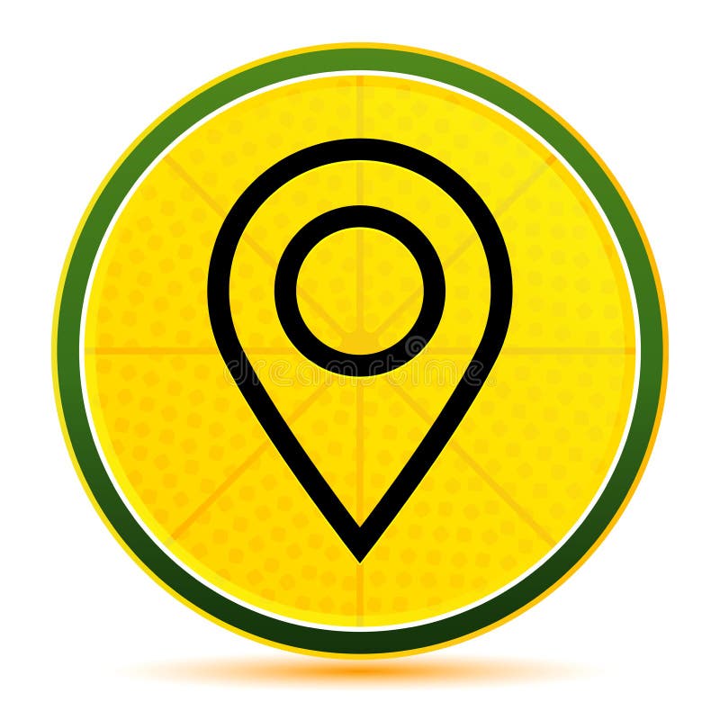 Map Point Icon Metallic Grunge Abstract Red Round Button Illustration ...