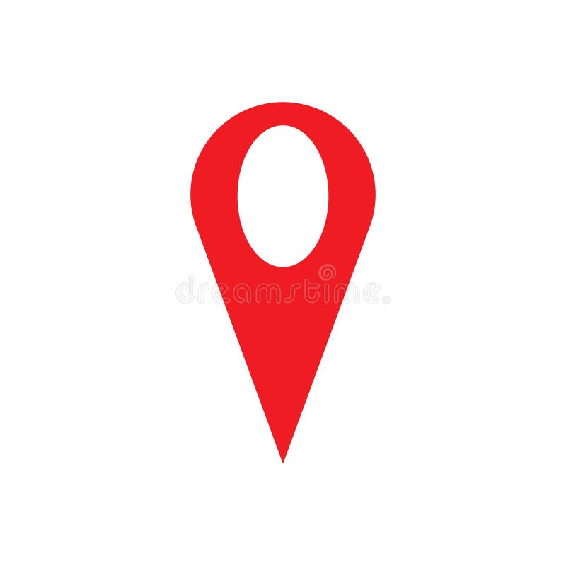 Map Point Location Pin Vector Icon for Mapping and Satellite Allocation ...
