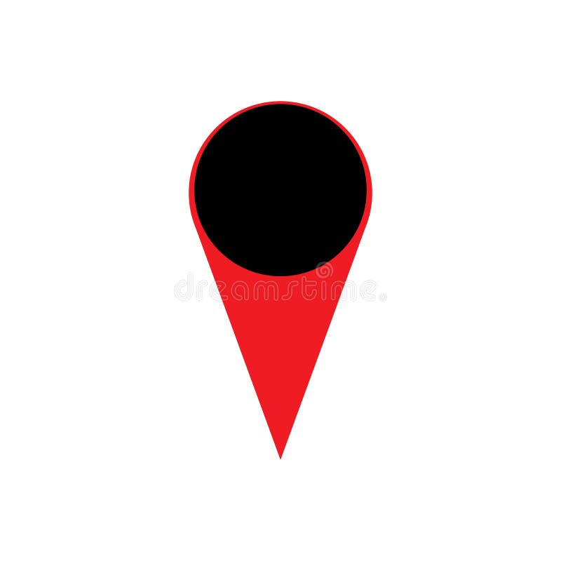 Map Point Location Pin Vector Icon for Mapping and Satellite Allocation ...