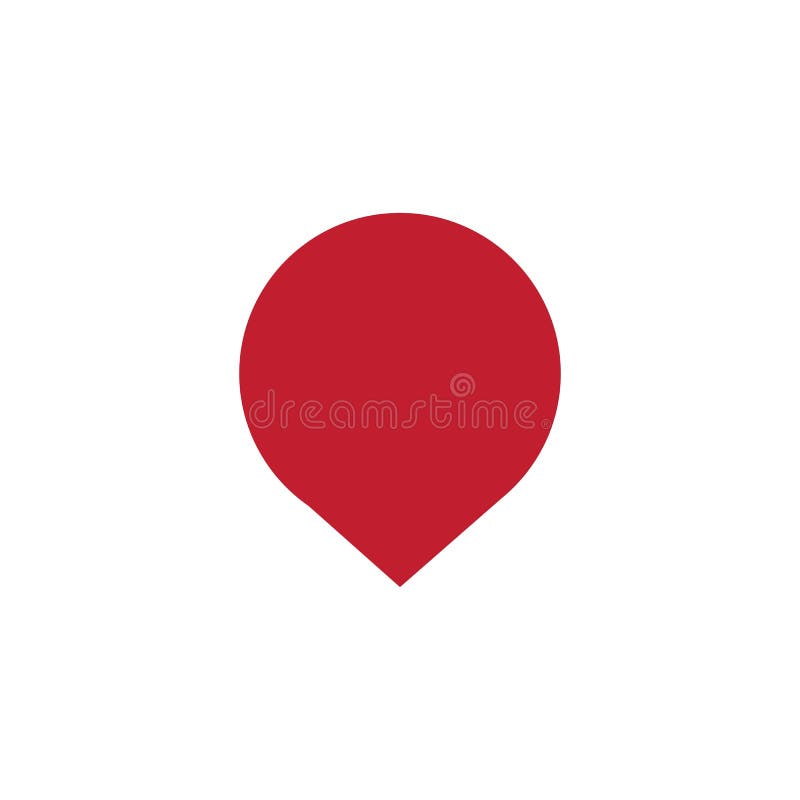 Map Point Location Pin Vector Icon for Mapping and Satellite Allocation ...