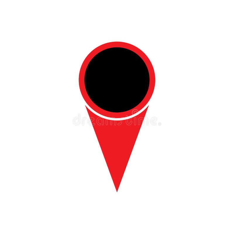 Map Point Location Pin Vector Icon for Mapping and Satellite Allocation ...