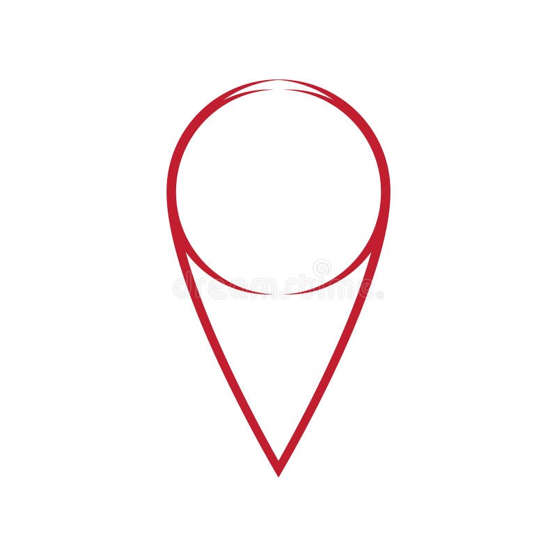 Map Point Location Pin Vector Icon for Mapping and Satellite Allocation ...