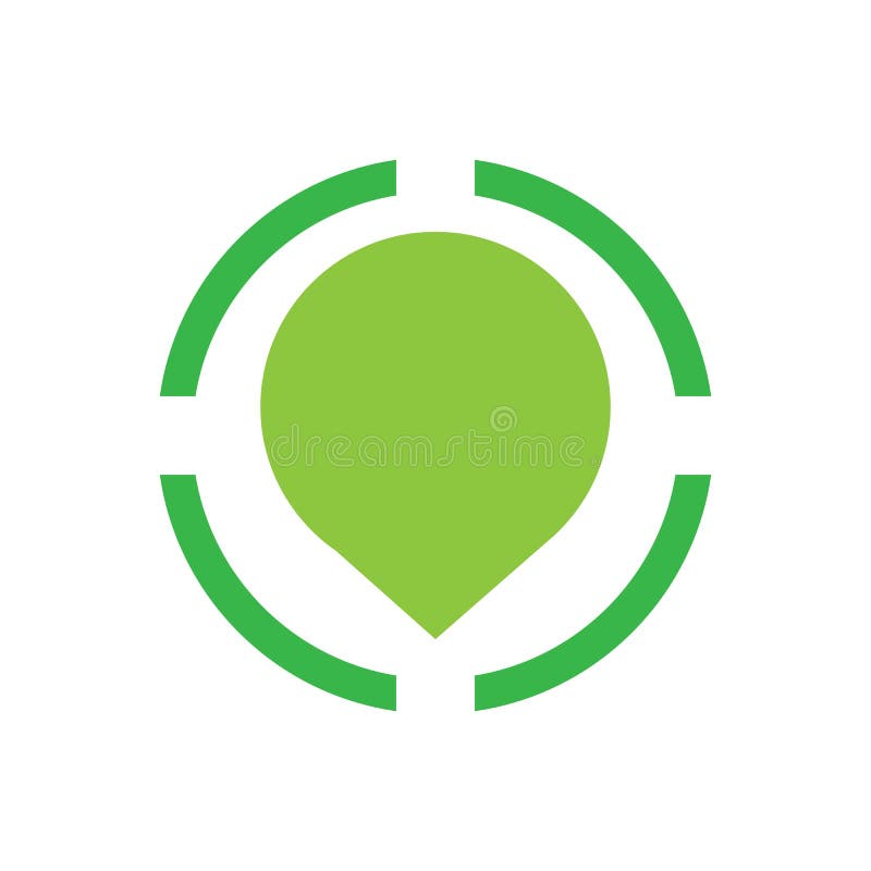 Map Point Location Pin Vector Icon for Mapping and Satellite Allocation ...