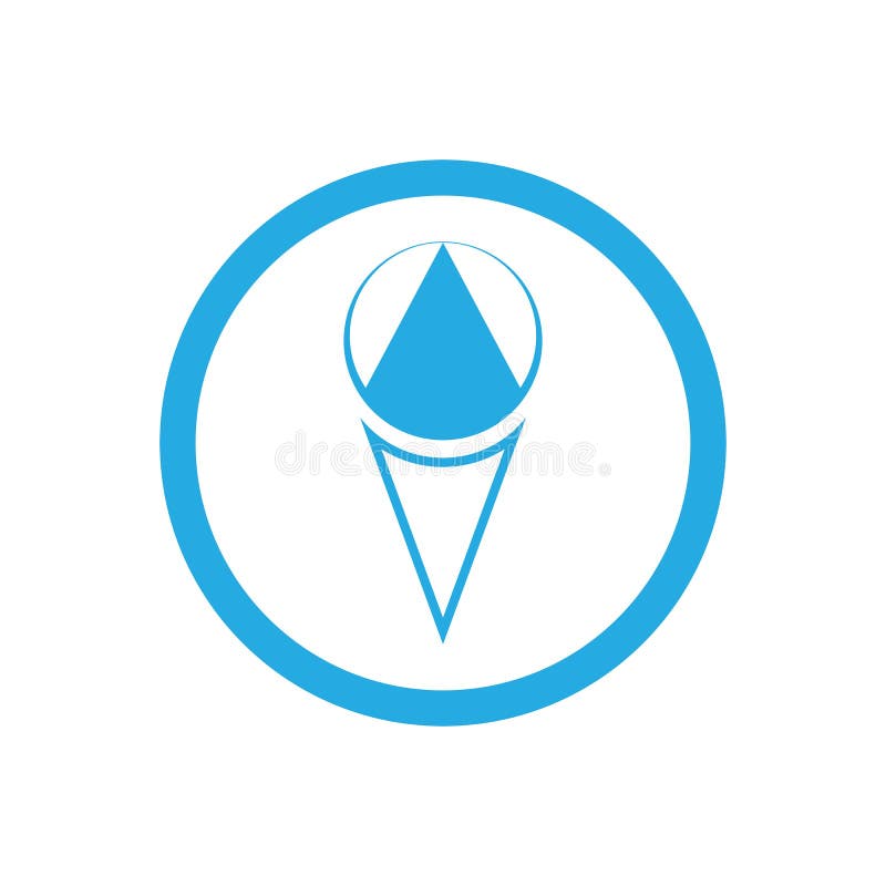 Map Point Location Pin Vector Icon for Mapping and Satellite Allocation ...