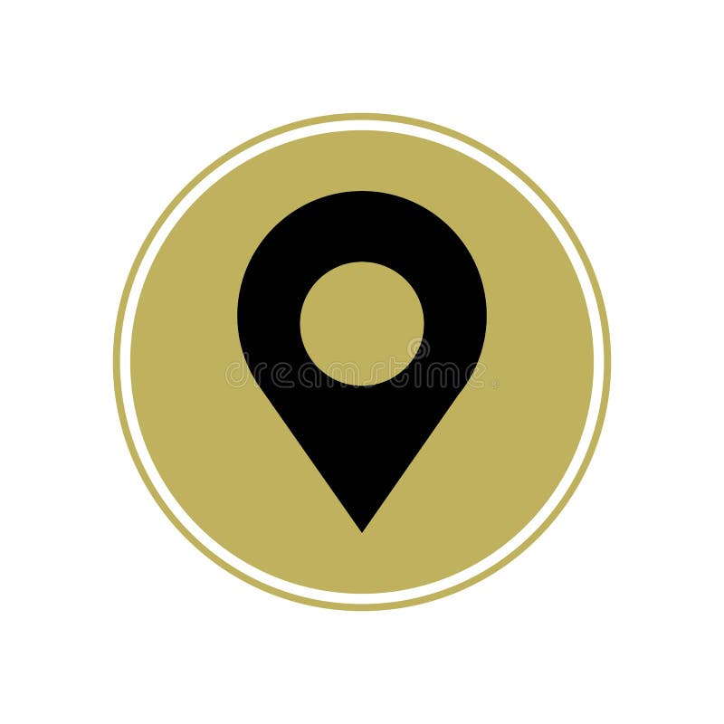 Map Point Location Pin Vector Icon for Mapping and Satellite Allocation ...