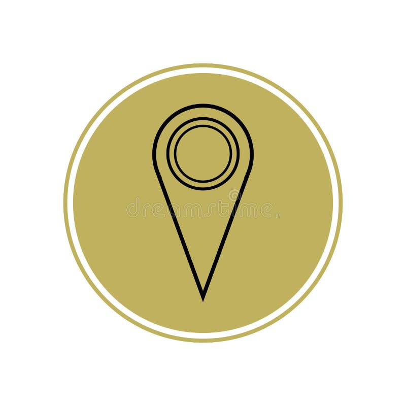 Map Point Location Pin Vector Icon for Mapping and Satellite Allocation ...
