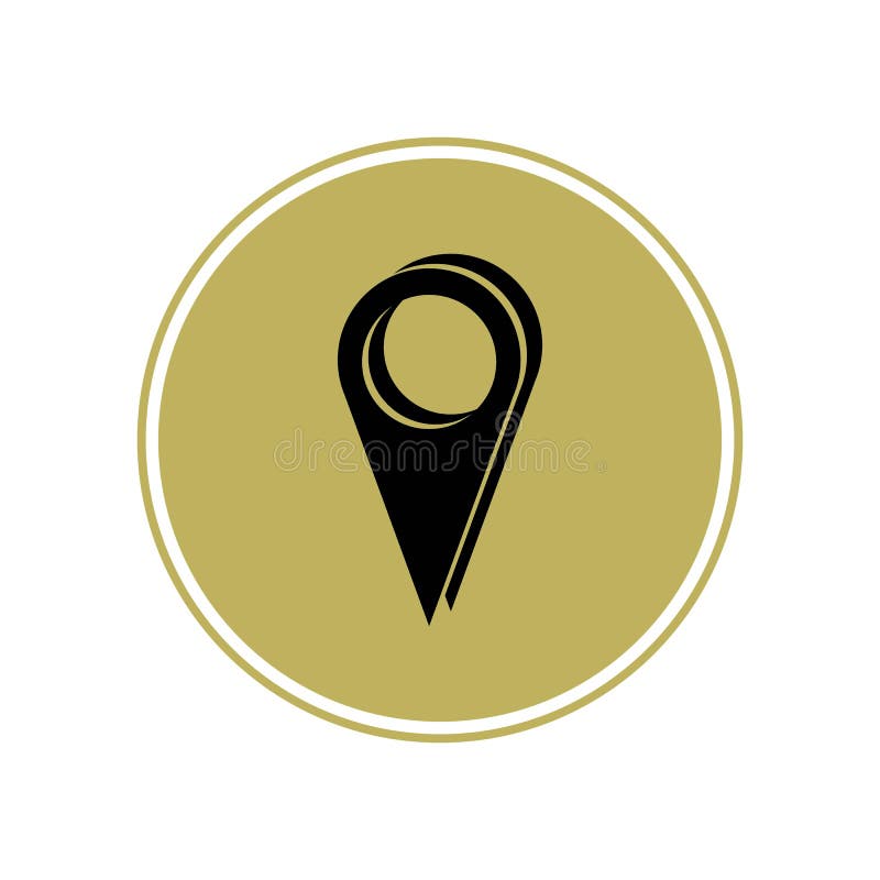 Map Point Location Pin Vector Icon for Mapping and Satellite Allocation ...