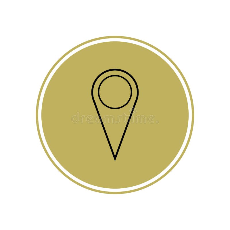 Map Point Location Pin Vector Icon for Mapping and Satellite Allocation ...