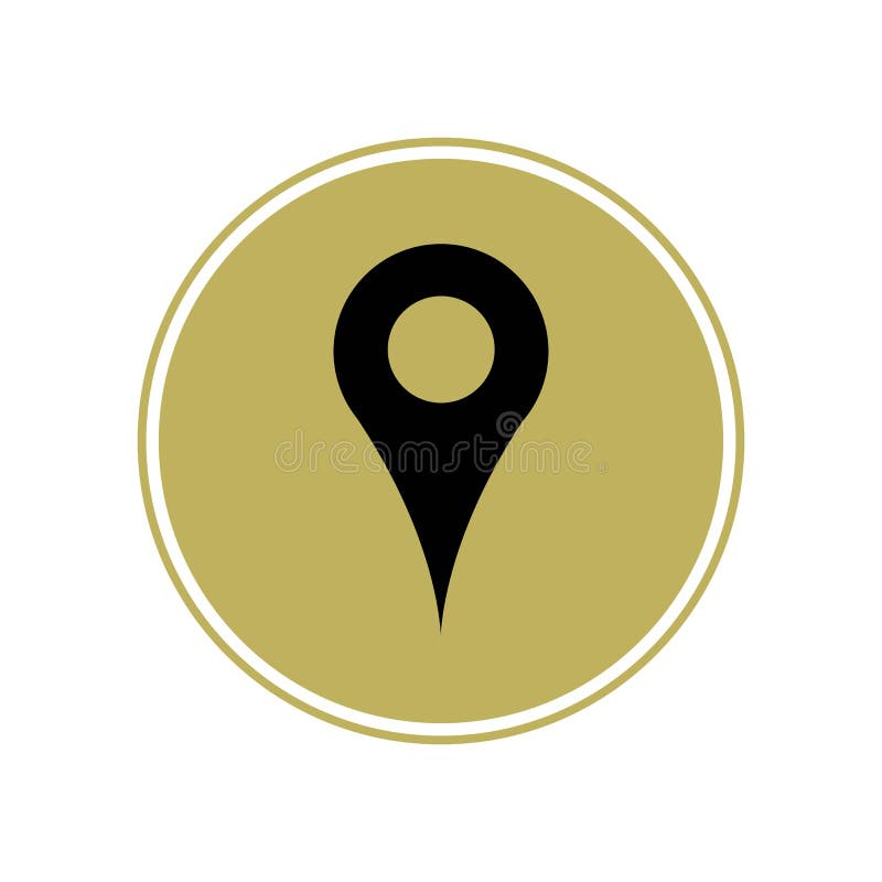 Map Point Location Pin Vector Icon for Mapping and Satellite Allocation ...