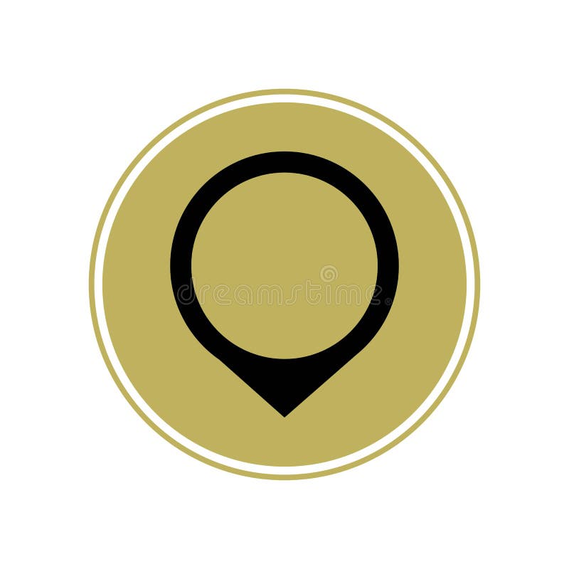 Map Point Location Pin Vector Icon for Mapping and Satellite Allocation ...